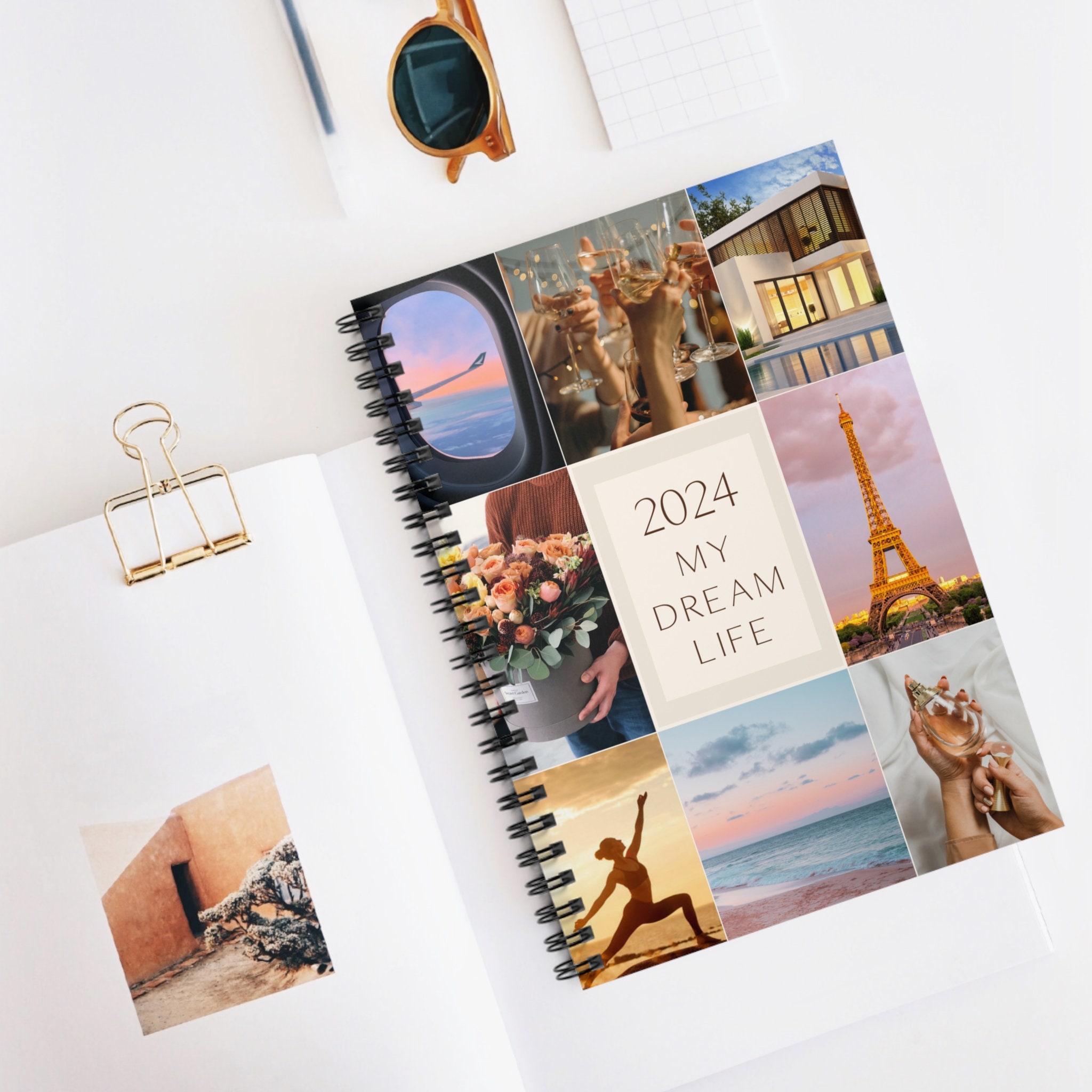 2024 VISION JOURNAL, Vision Board Journal, 2024 Vision Diary ...