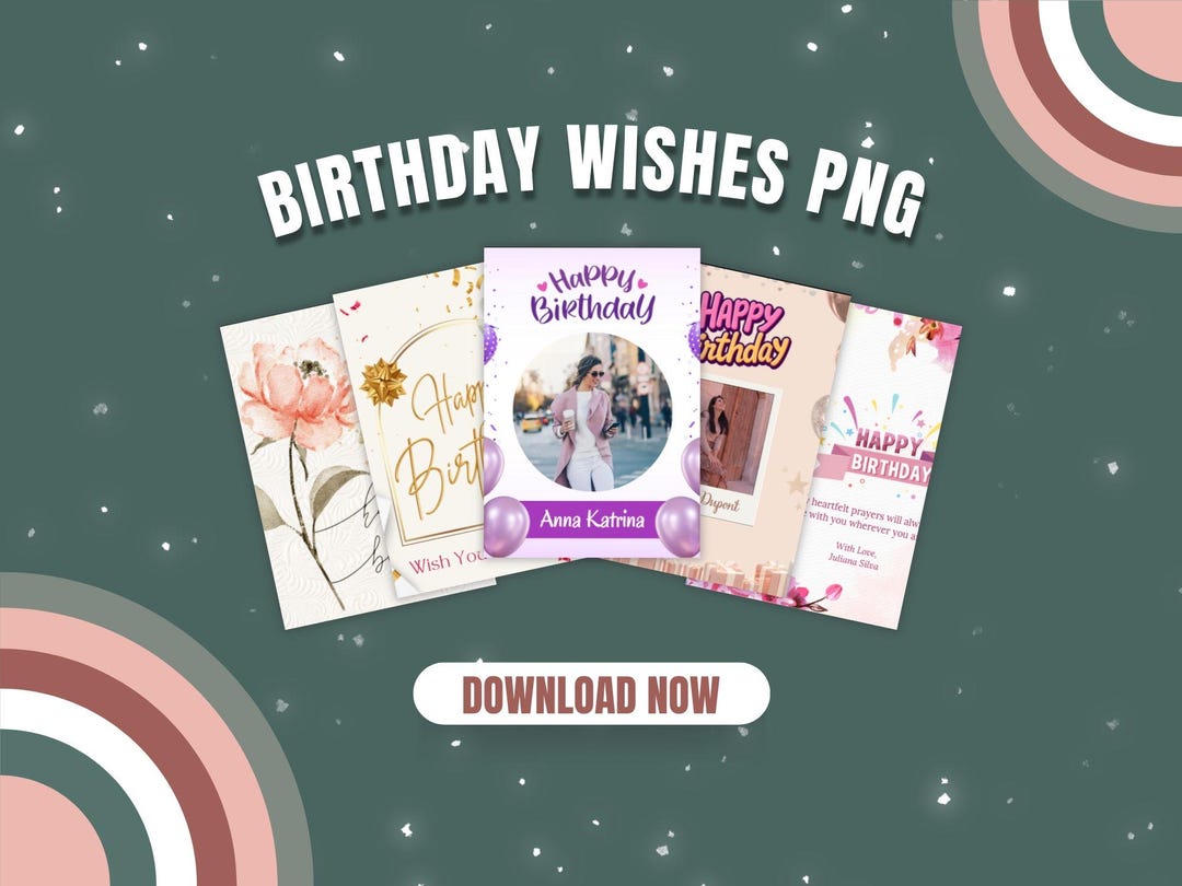 Alles Gute zum Geburtstag Karte SVG Bundle, Geburtstagseinladungen ...
