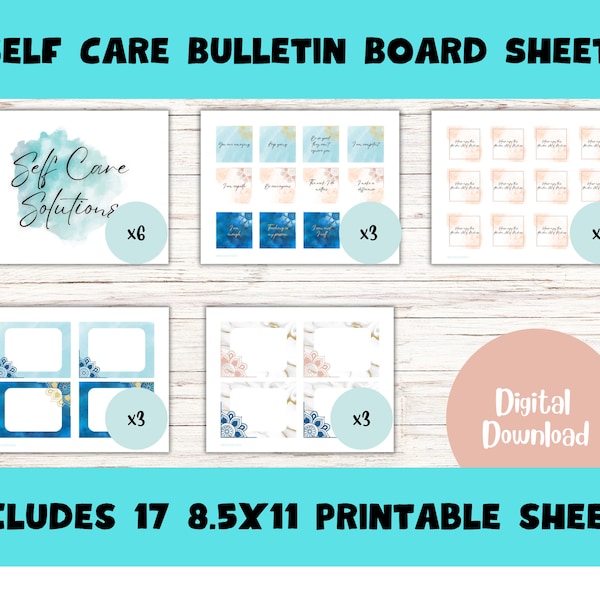 Self Care Bulletin Board - Etsy