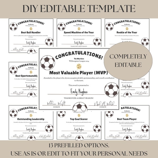 Award Certificate - Etsy