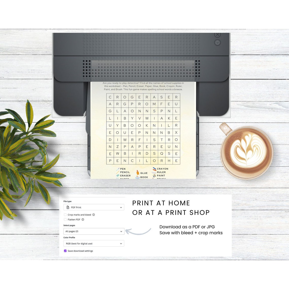 Simple Word Search Printable Puzzle Kindergarten First Grade Word ...