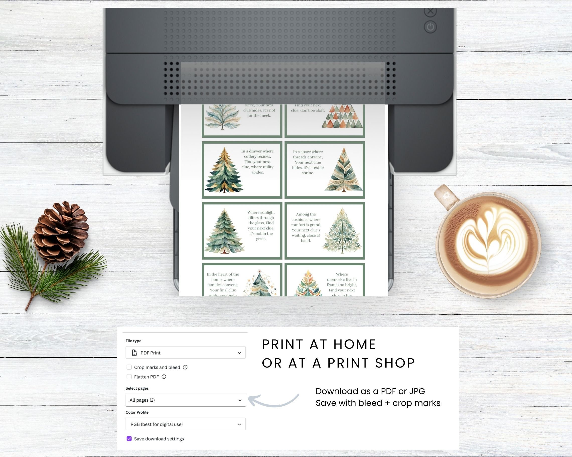 Indoor Christmas Scavenger Hunt Clues, Kids Young Teens Tweens, Easy ...