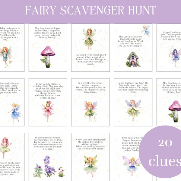 Birthday Scavenger Hunt - Etsy