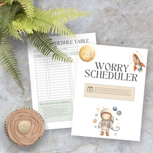 Worry Scheduler Planner, Kids Mental Health, Emotional Intelligence for ...