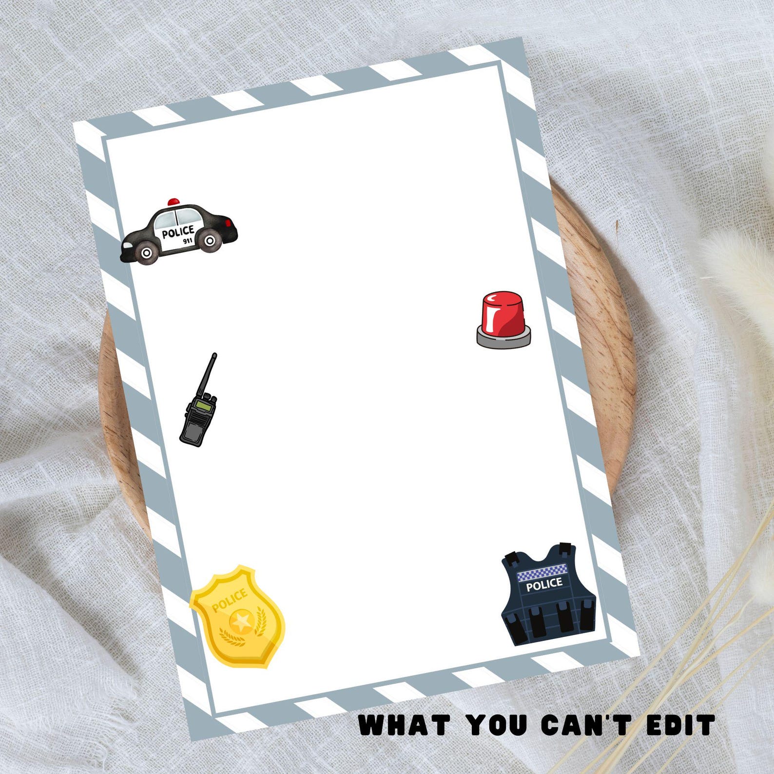 Police Officer Survival Kit Tag: First Responder Gift (PDF) - Etsy