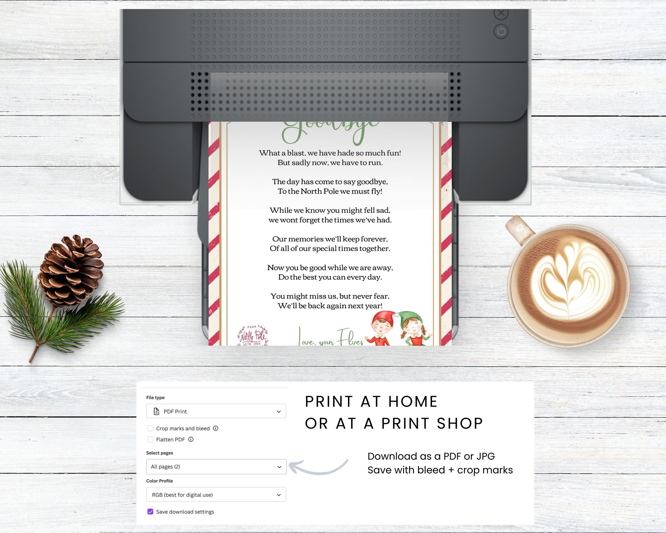 Welcome Letter From Elves, Elf Arrival Letter, Multiple Elves, Two ...