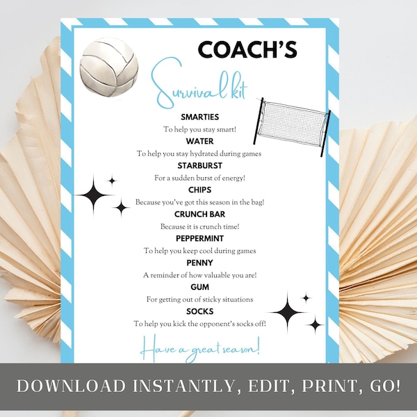 Volleyball Game Survival Kit - Etsy