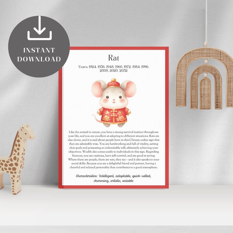 Rat Year Zodiac Gift - 60+ Gift Ideas for 2026