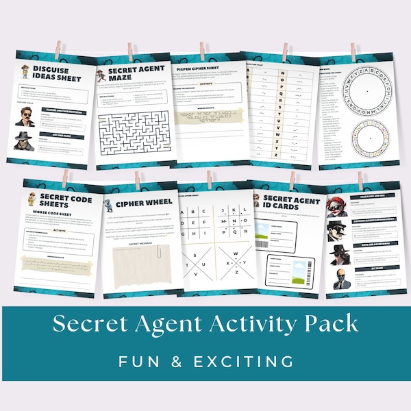 Secret Agent Party - Etsy