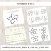 Printable May Day Cards for Kids, Flower Cutouts, Coloring, Spring ...