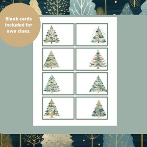Indoor Christmas Scavenger Hunt Clues, Kids Young Teens Tweens, Easy ...