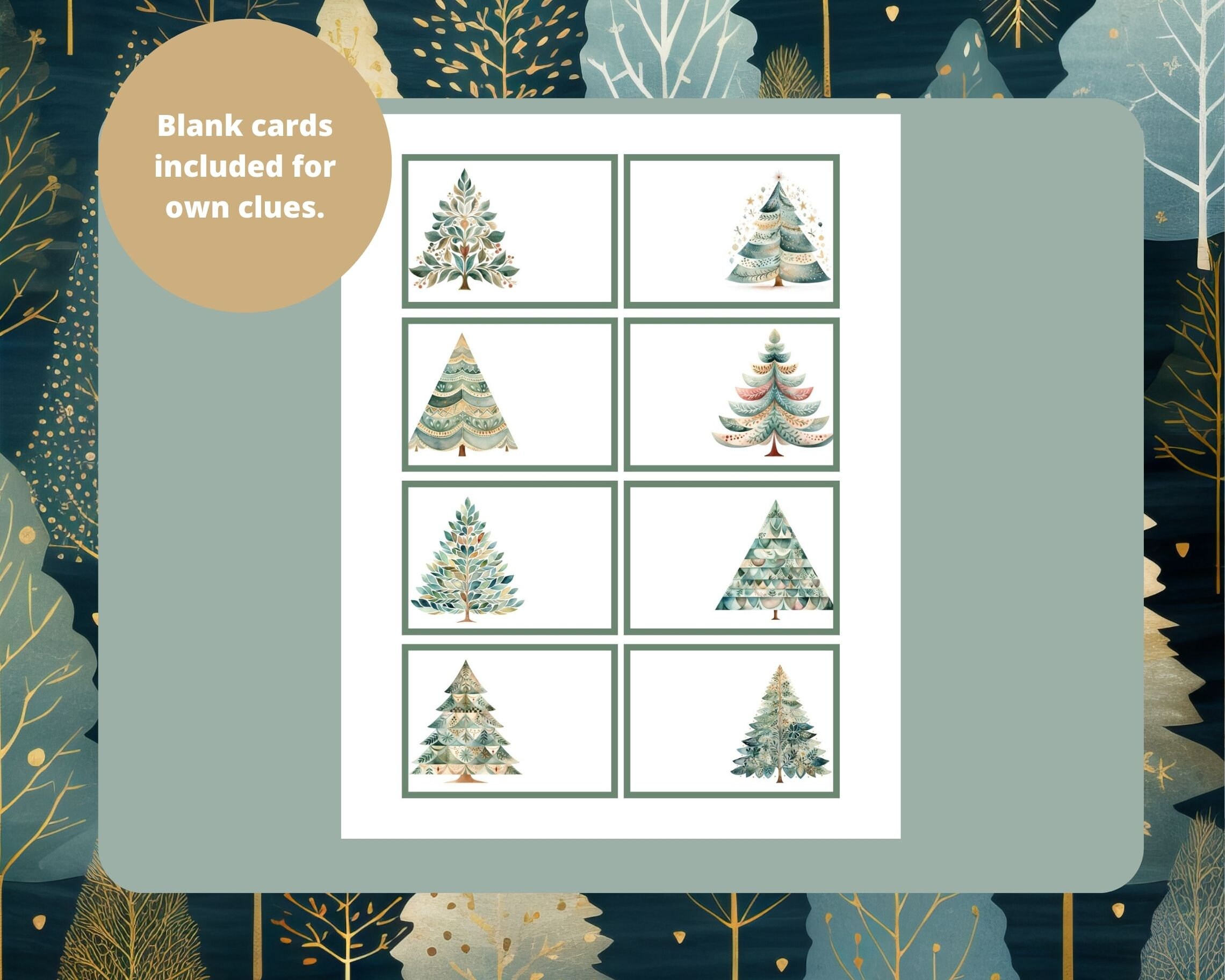 Indoor Christmas Scavenger Hunt Clues, Kids Young Teens Tweens, Easy ...