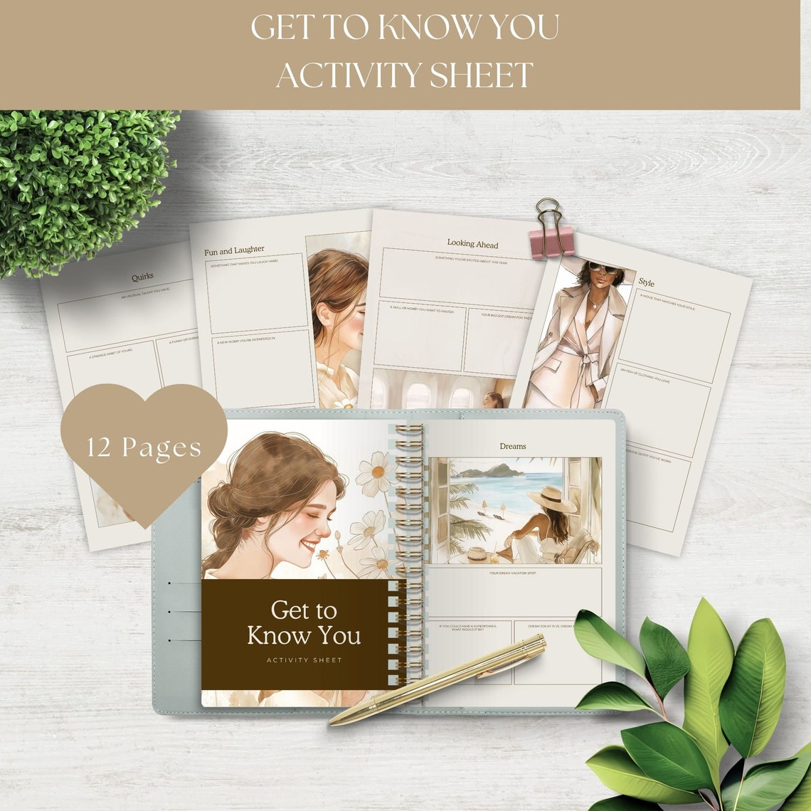 Get to Know You Activity Sheet, My Favorite Things List, Coworker ...