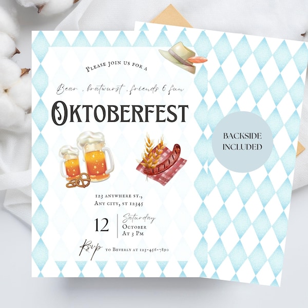 Octoberfest Invitation - Etsy
