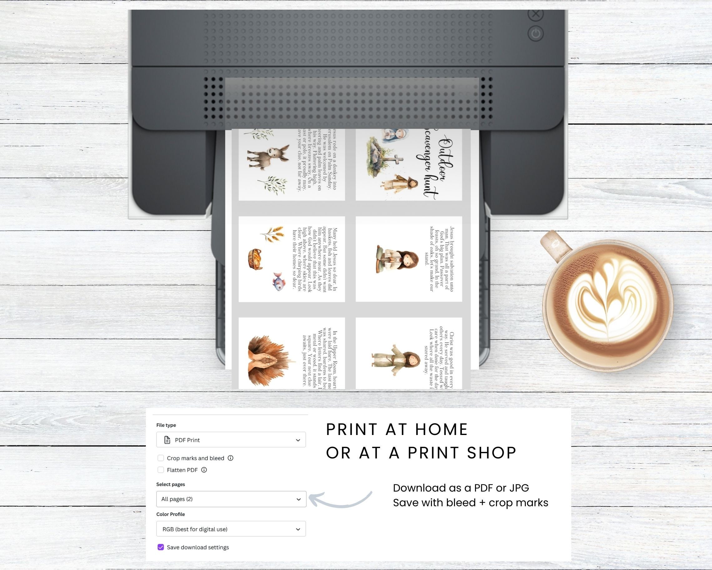 Christian Easter Scavenger Hunt: Bible Story Clues (PDF) - Etsy