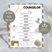 Counselor Survival Kit Card: Back to School Thank You Gift (editable ...
