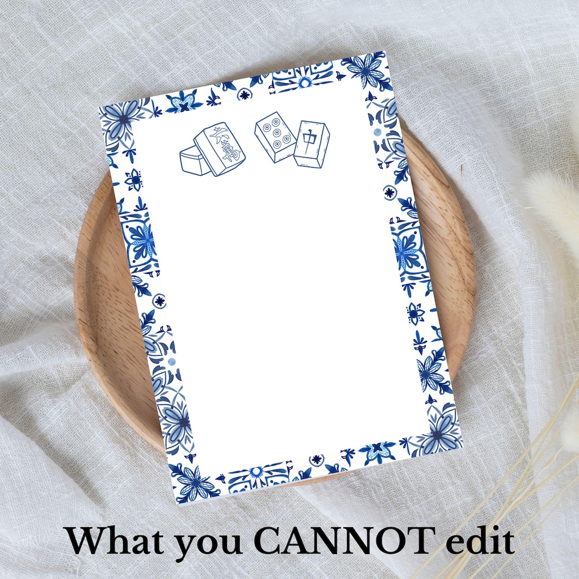 Mahjong Birthday Invitation, Mahj on Party, Mahjong Lessons Invite ...