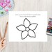 Printable May Day Cards for Kids, Flower Cutouts, Coloring, Spring ...