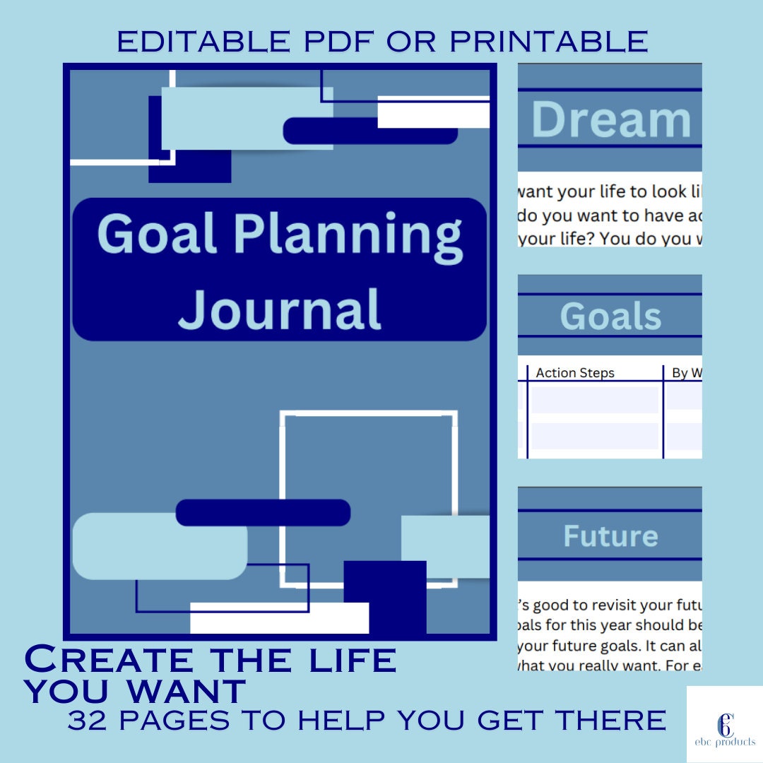 Personal Goal Planning Journal -- Plan for Today and Your Future ...