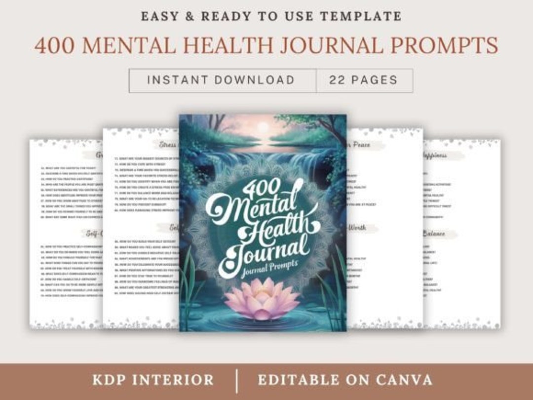 400 Mental Health Journal Prompts | Printable Self-reflection Prompts ...