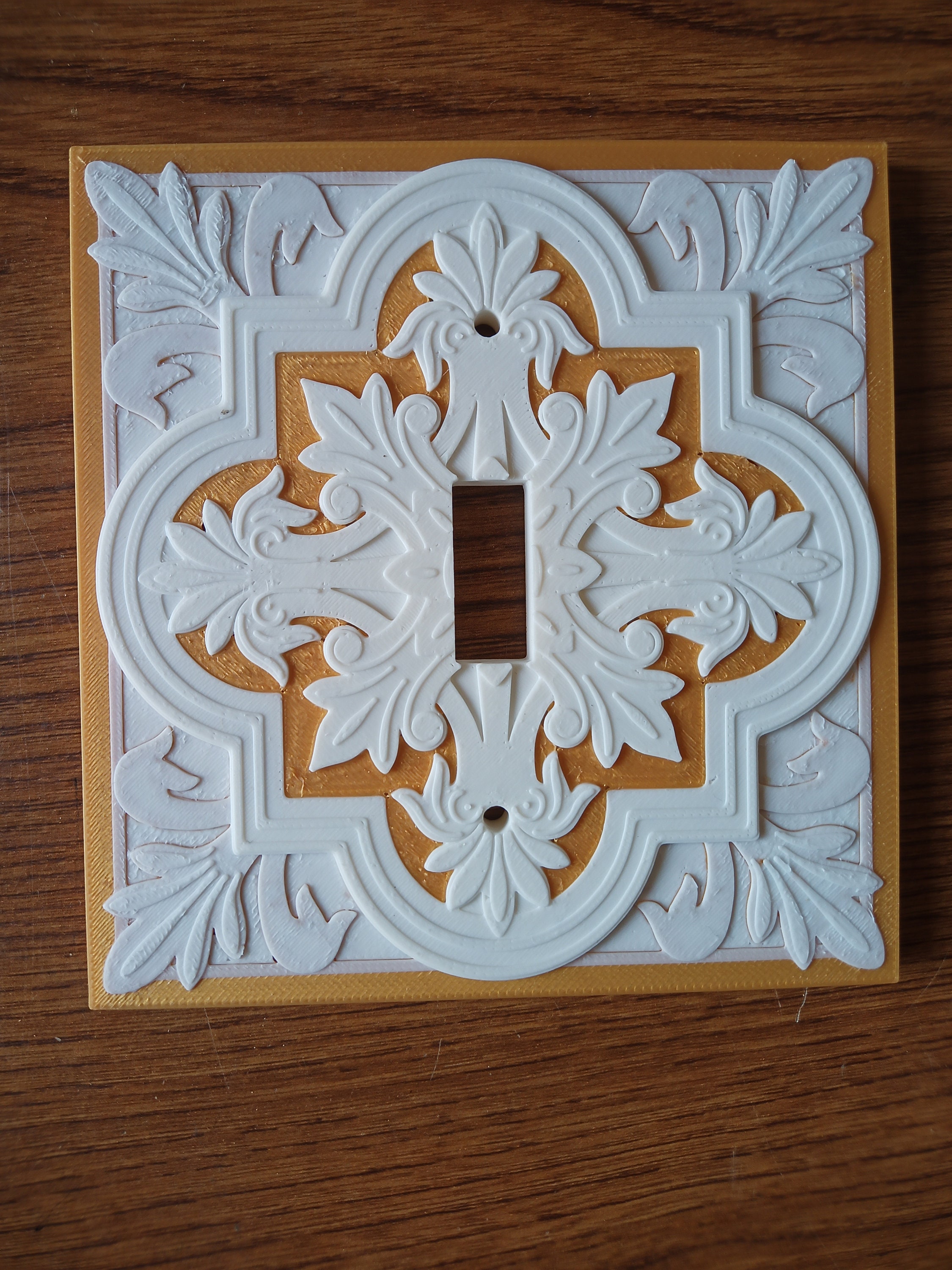 Classic Floral Design Switch Plate - Etsy