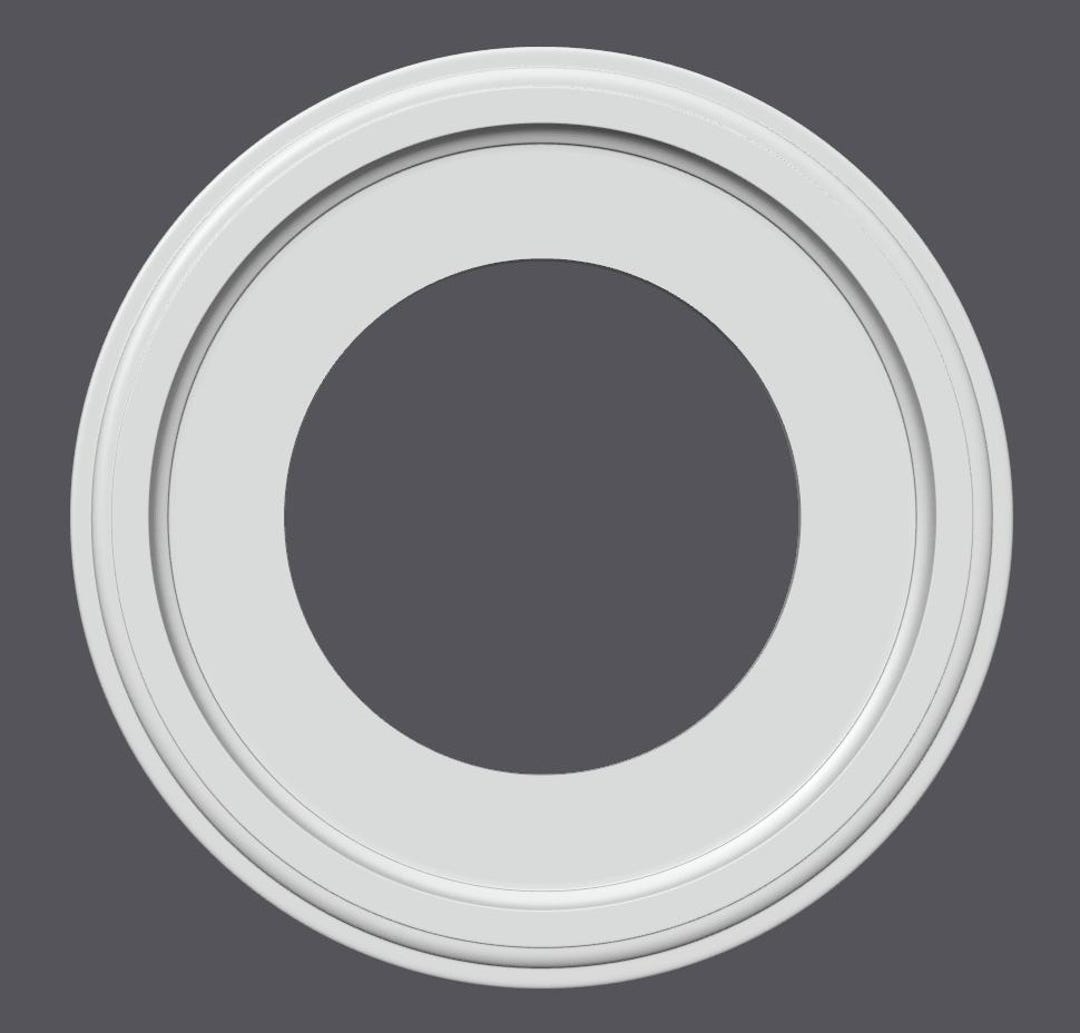 Custom Ceiling Medallion Plain Bagel - Etsy