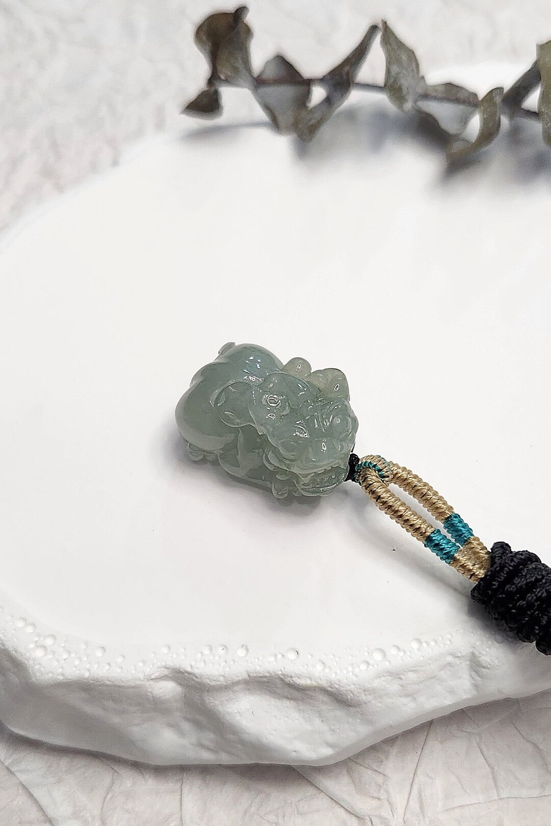 Small Icy Green Pixiu (貔貅) Pendant - Authentic Grade A Burmese Jadeite ...
