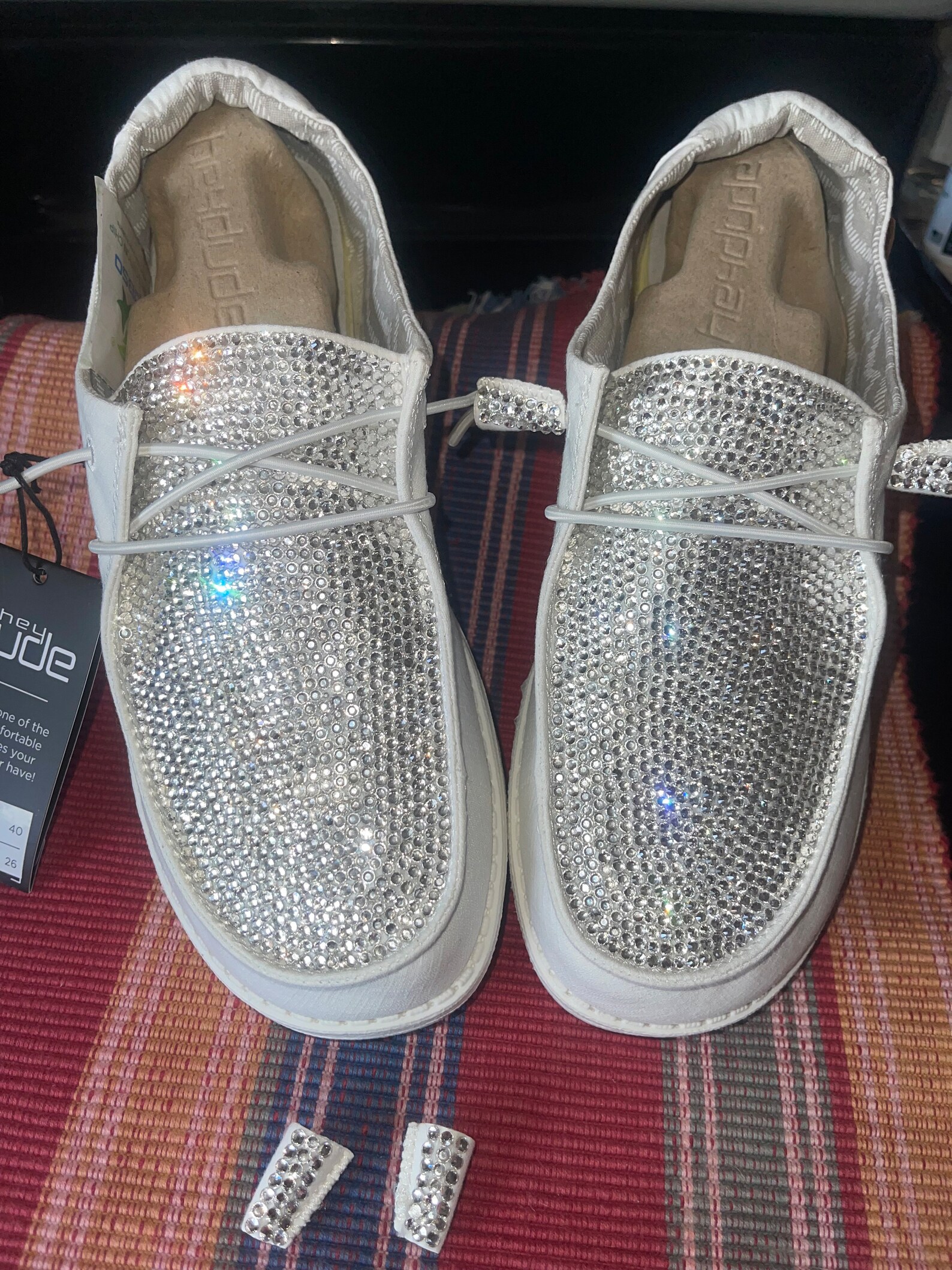 Rhinestone Hey Dudes - Etsy