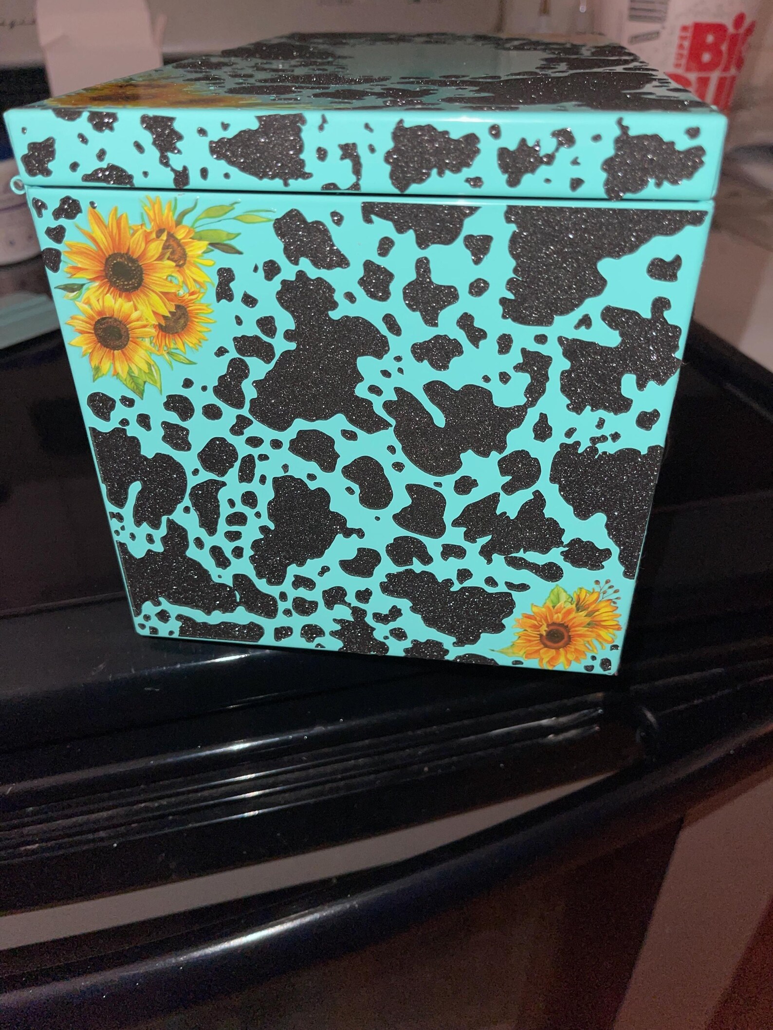 Custom Teal Kobalt 2 Drawer Mini Toolbox/ Makeup/ Jewelry Box....your ...