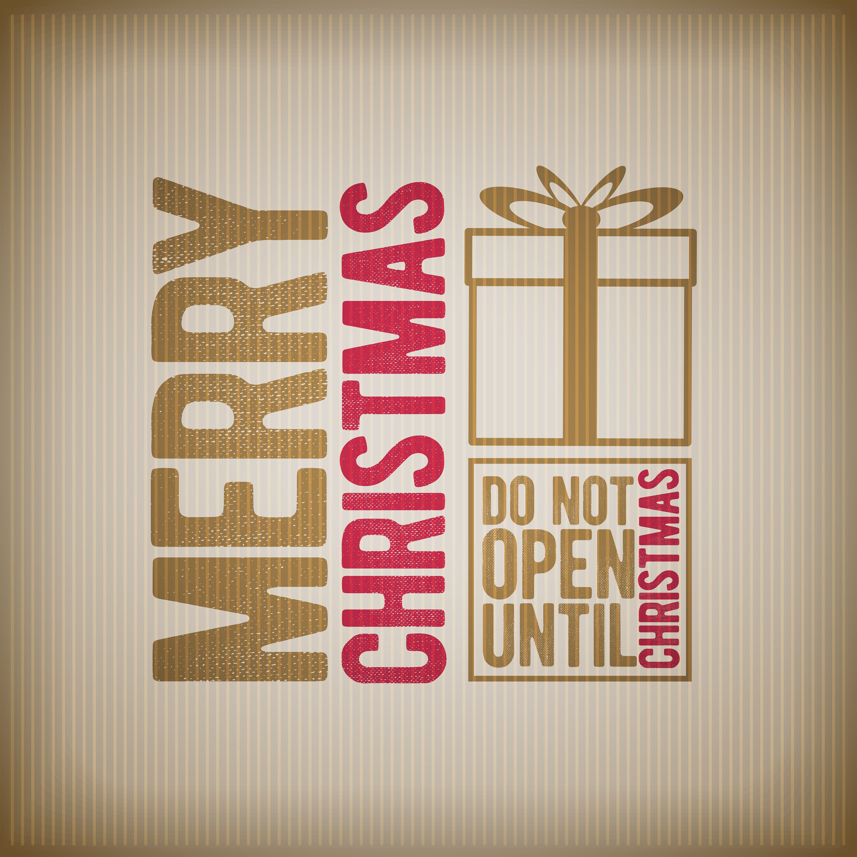 Digital Printable Illustrations of Christmas Cards, Sticker or Posters ...