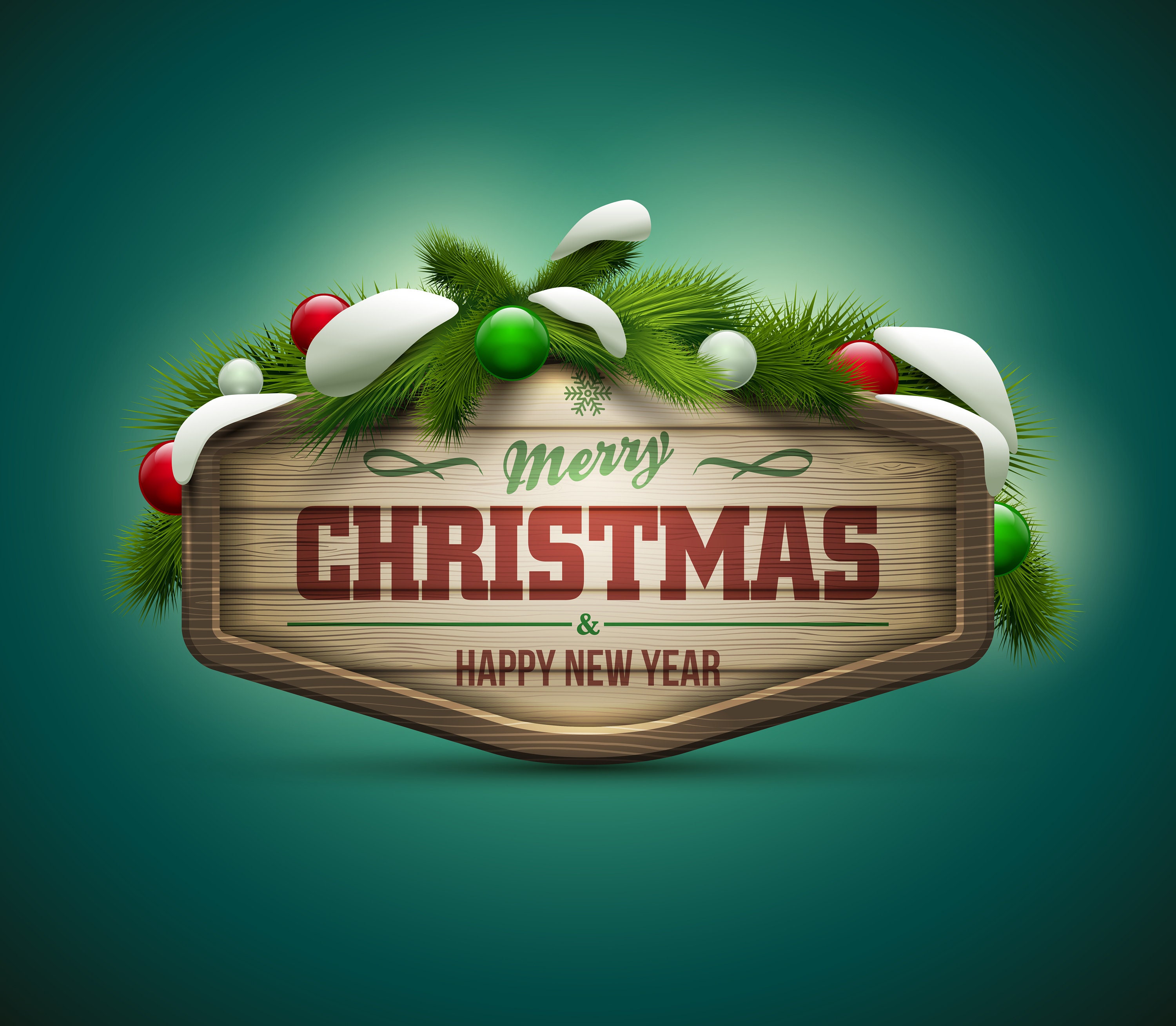 6 Digital Printable Vector Christmas Card, Poster or Sticker ...