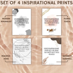 Christian Bible Verse Wall Art Printable, Inspirational Scripture Quote ...