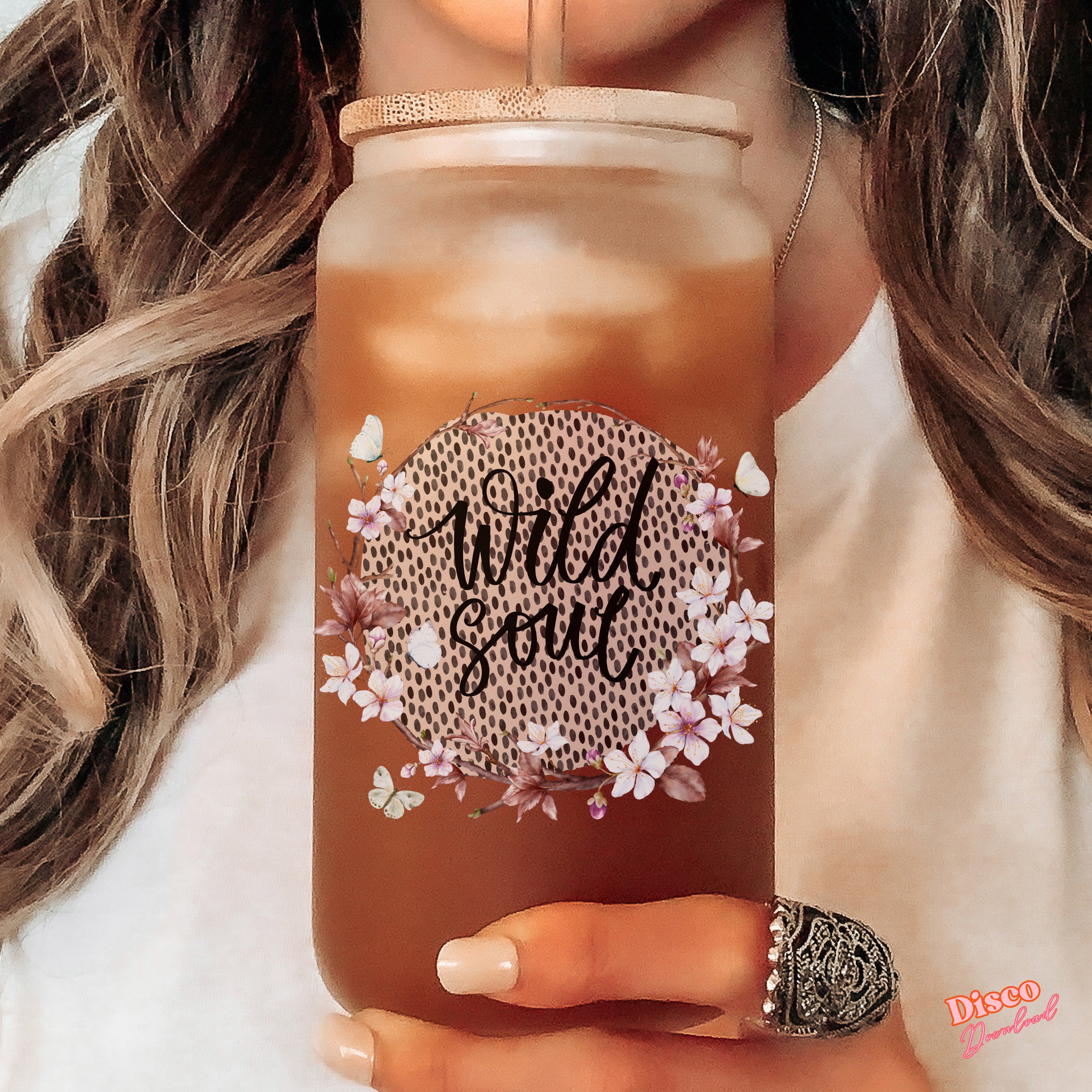 Wild Soul Floral Cheetah Svg PNG Boho Png Digital Download Cowgirl ...