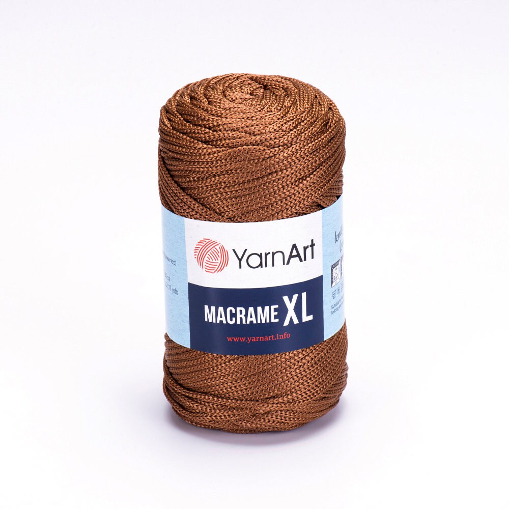 Yarnart Macrame XL Yarn, Polyester Super Bulky Rope, Home Decor Macrame ...