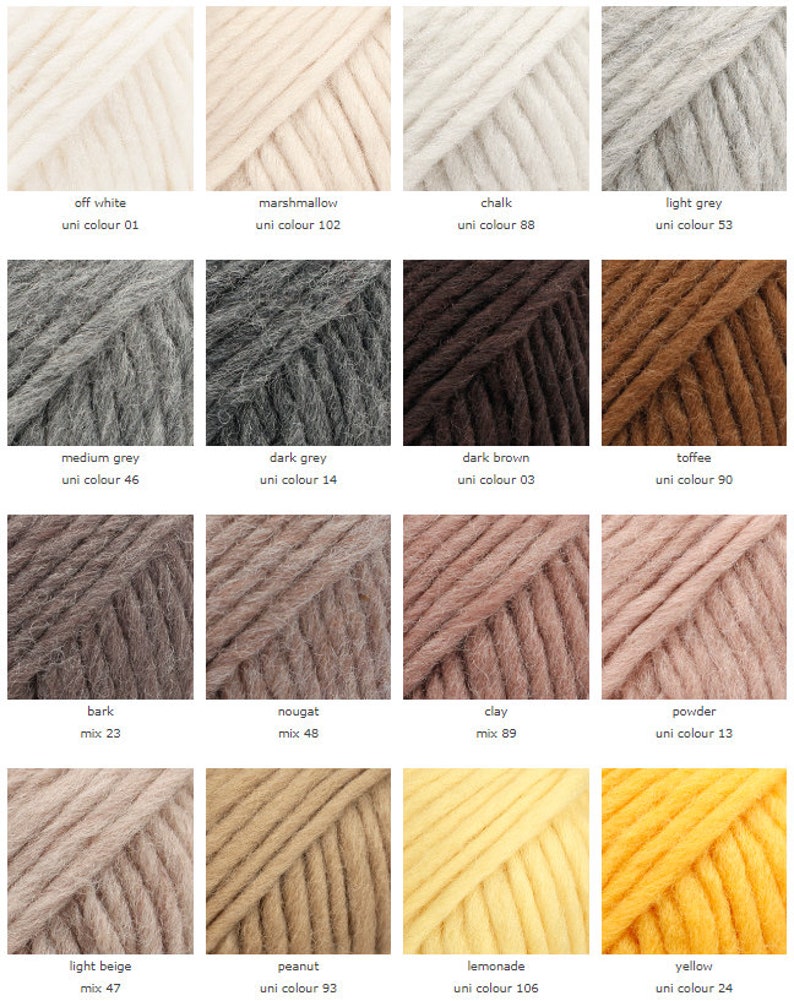 DROPS Snow Super Bulky Wool Yarn, Premium Quality Pure Wool Yarn ...