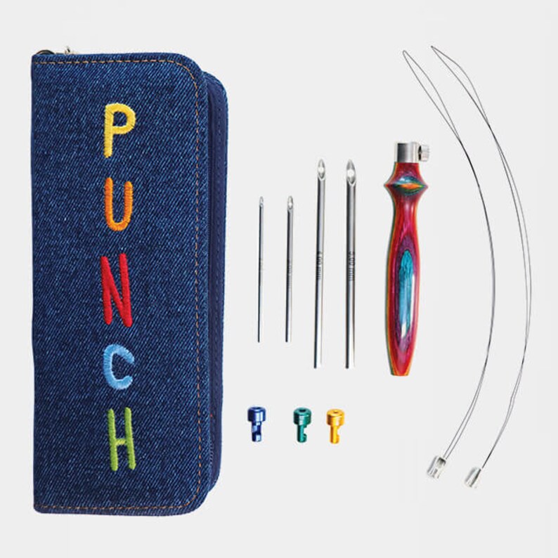 Knitpro Punch Needle Set, the Vibrant or the Earthy Punch Needle Kit ...