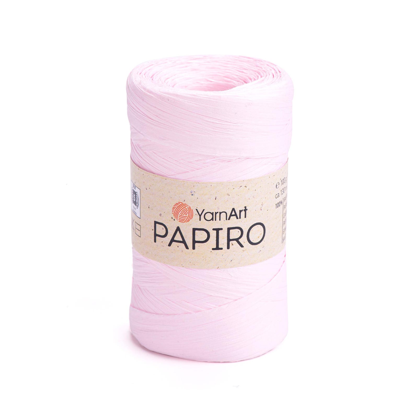 Yarnart Papiro Natural Raffia Yarn – 100g/130m | Eco-friendly Crafting ...