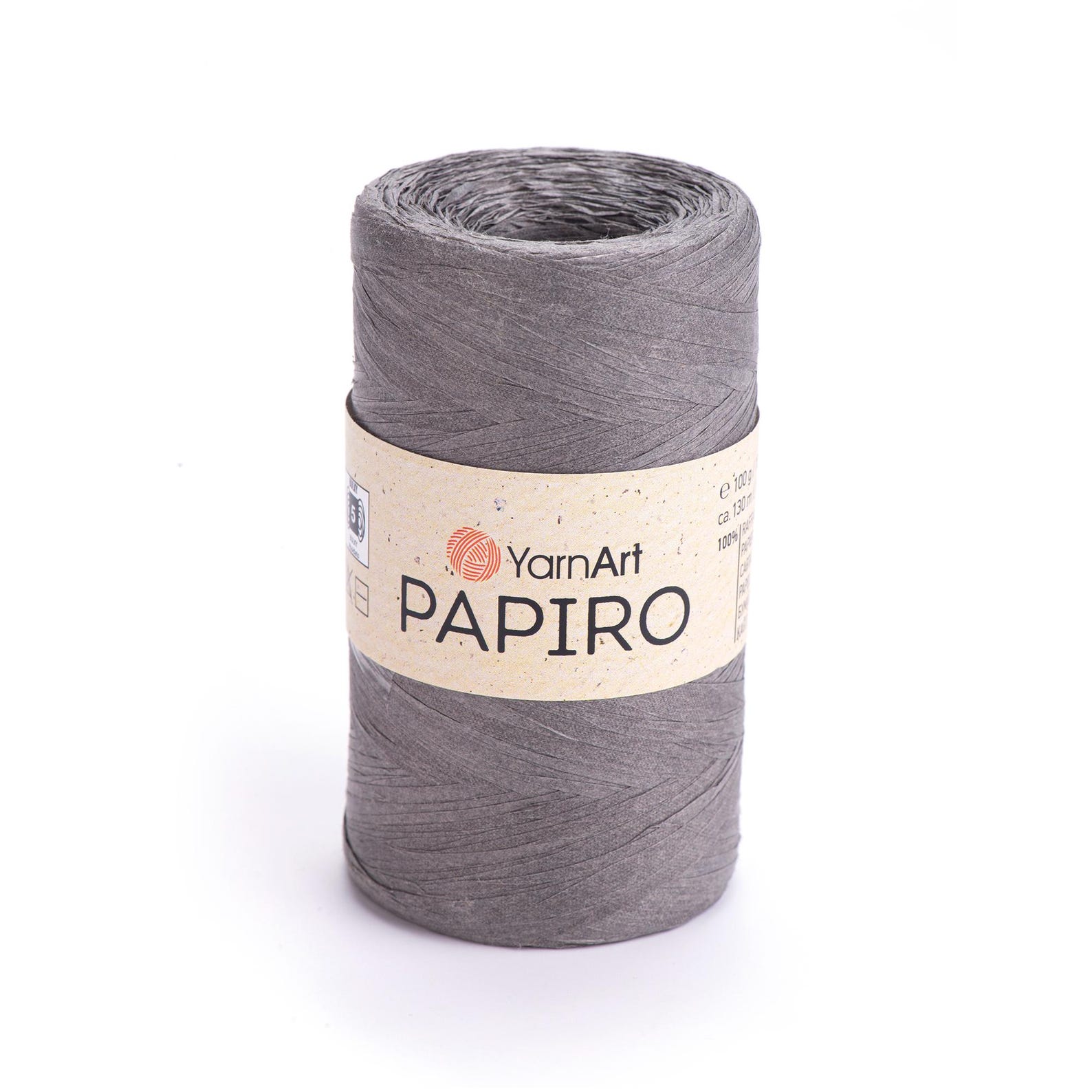 Yarnart Papiro Natural Raffia Yarn – 100g/130m | Eco-friendly Crafting ...