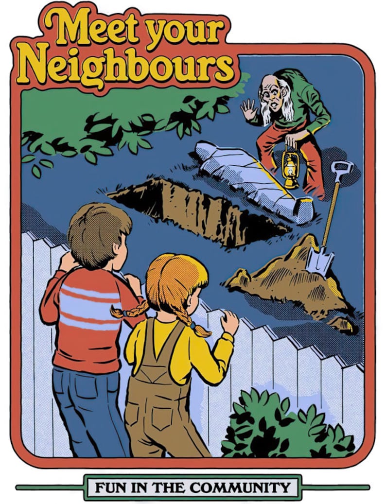 Meet Your Neighbours PNG - Etsy