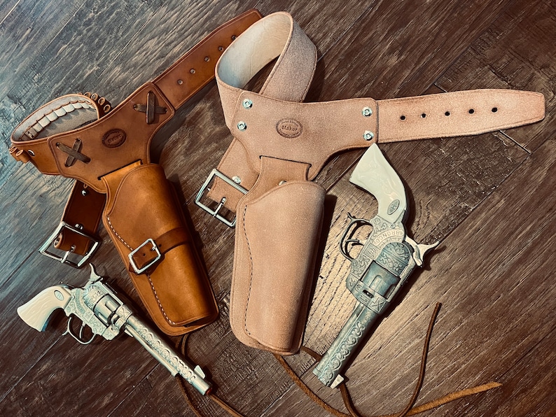 Leathercraft Pattern: "gunslinger" Cap Gun Holster - Etsy