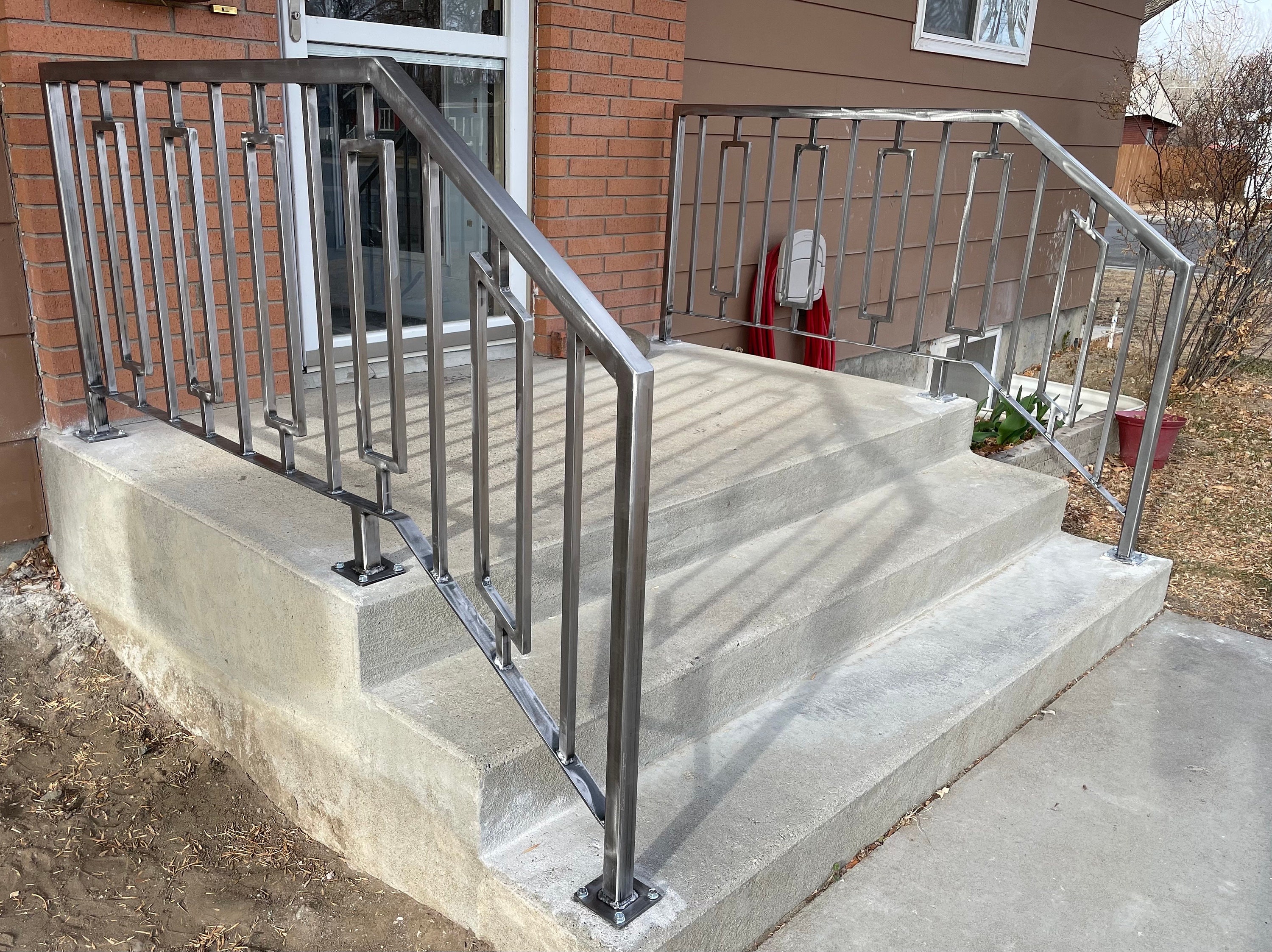 Custom Bare Metal Hand Railing Interior or Exterior - Etsy