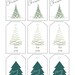 Christmas Tree Gift Tags Printable - Etsy