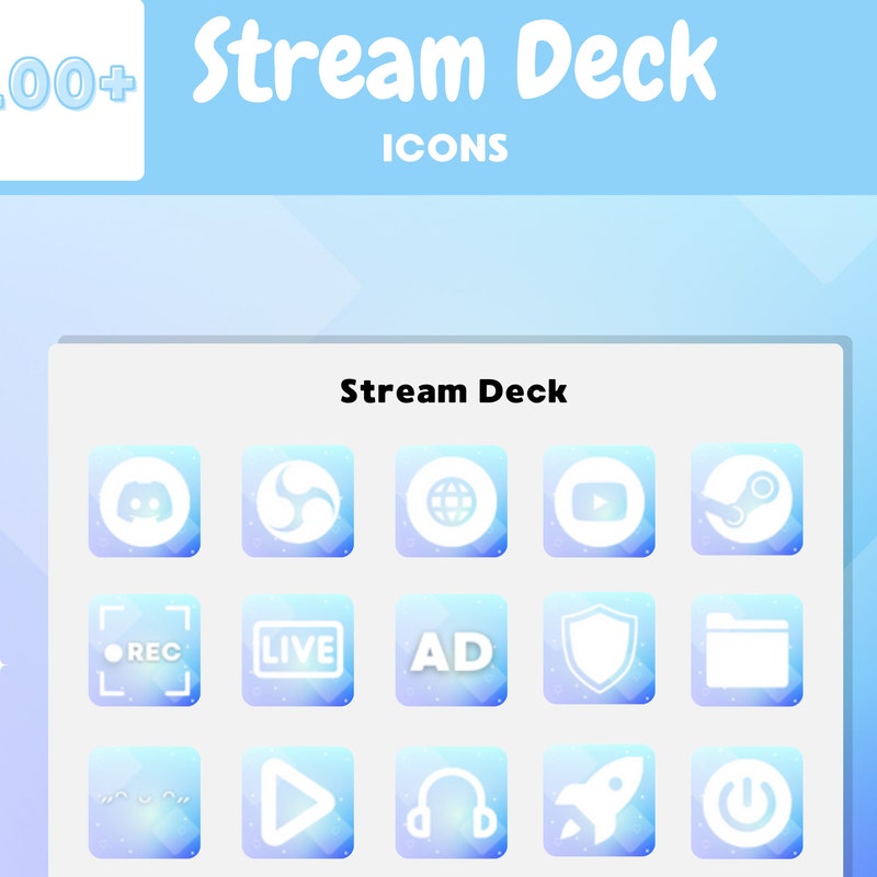Stream Deck Icons - Etsy