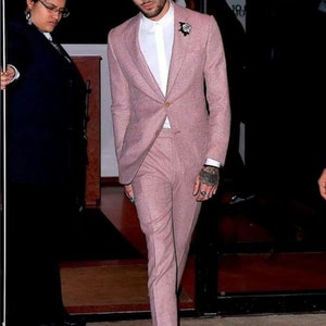 Suit for Men Dusty Rose Mens Suit for Wedding, Groom and Groomsmen Suit ...