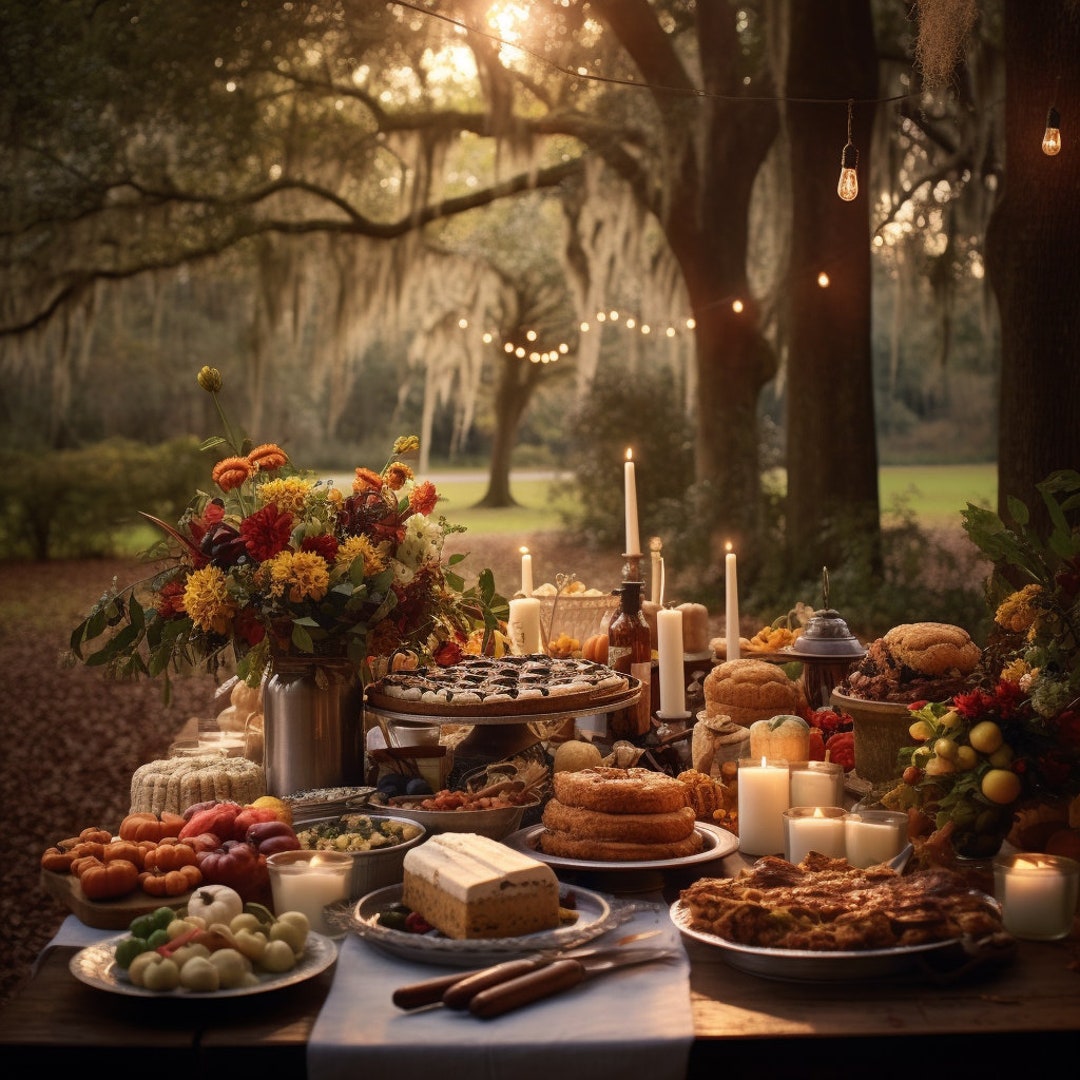 Thanksgiving Image, Fall, Rustic Home Decor, Seamless Pattern, Autumn ...