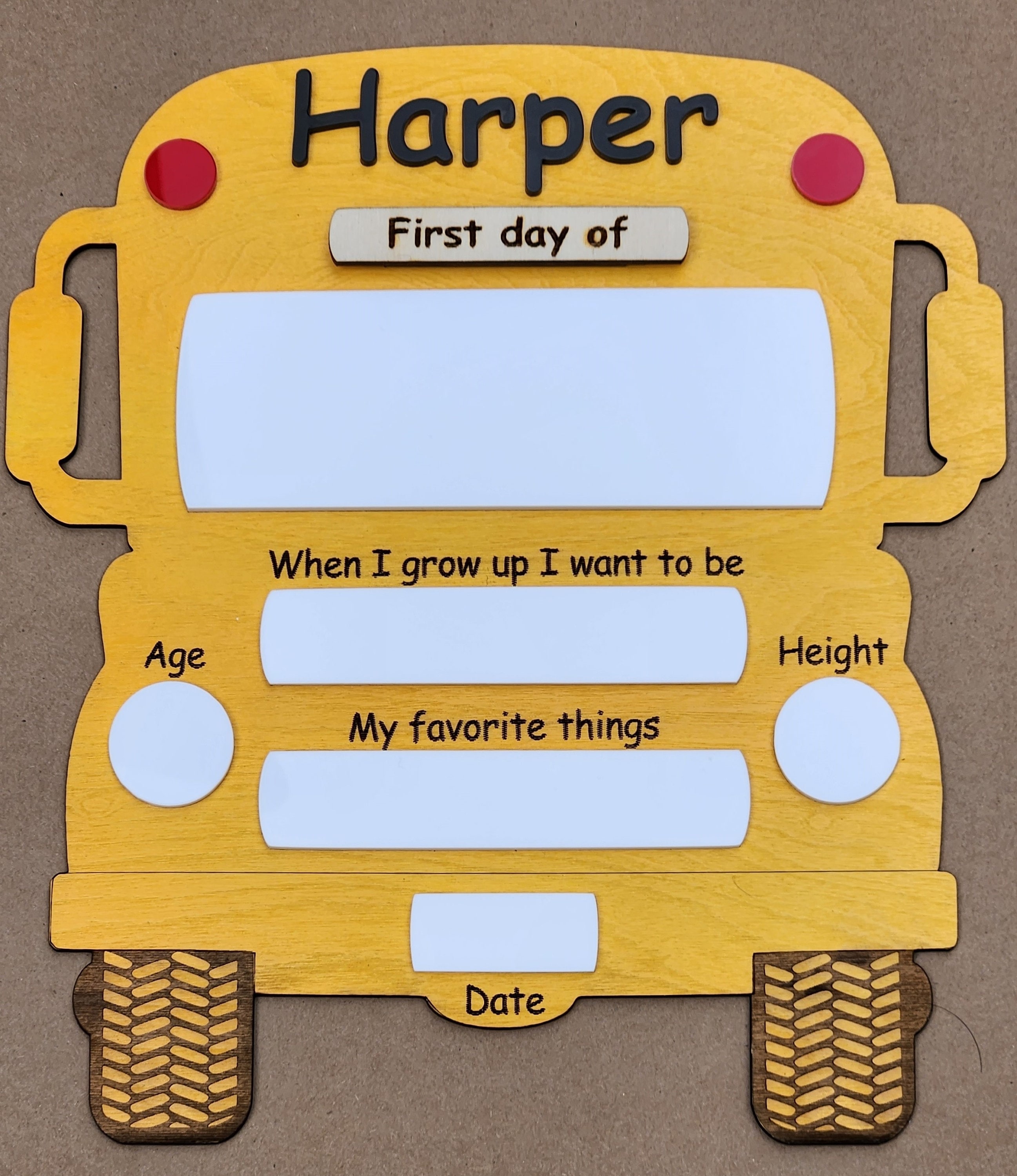 First Day of School Bus Sign | Last Day of School Bus Sign | Back to ...