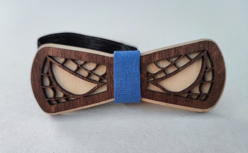 Spiderman Wooden Bow Tie: Kids Birthday Gift - Etsy