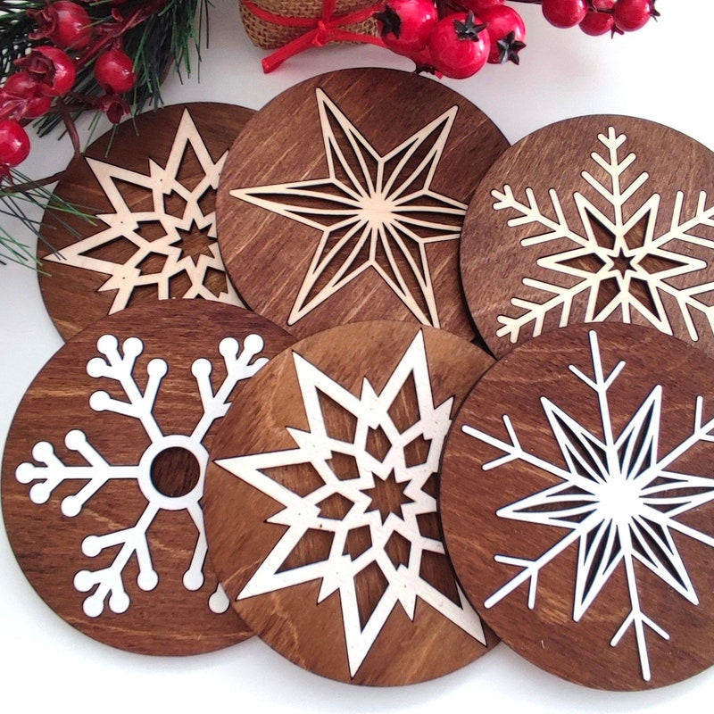 Holiday Coasters - Etsy