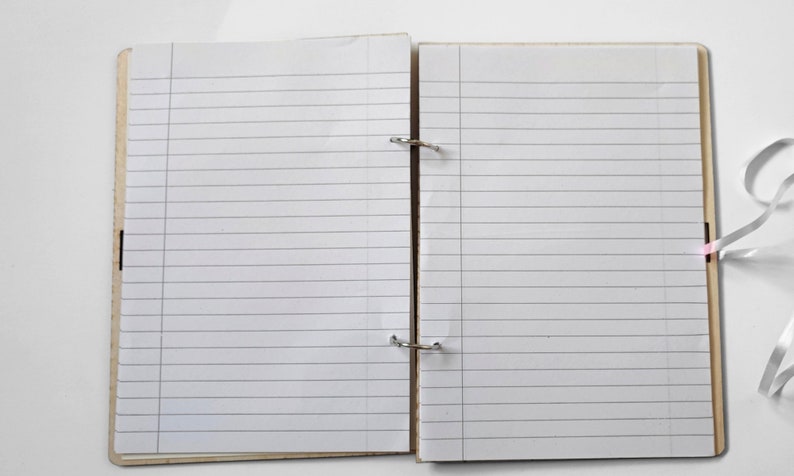 Notebook Wooden Covers Personalized Woman Gift Floral Designs, Laser ...