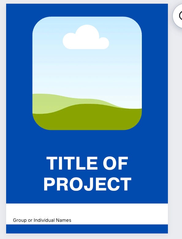 AG Mech Project Book Template - Etsy